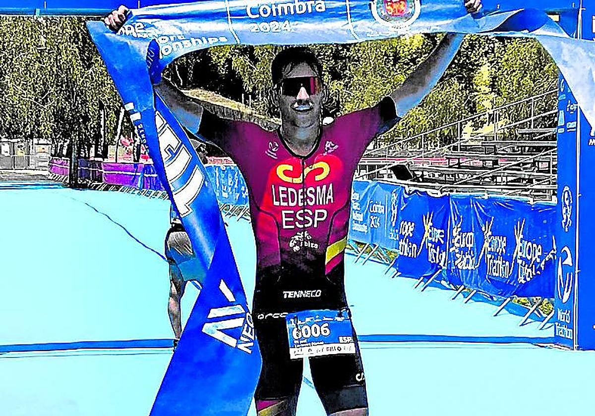 Miguel Ledesma se proclama campeón europeo de triatlón | El Correo
